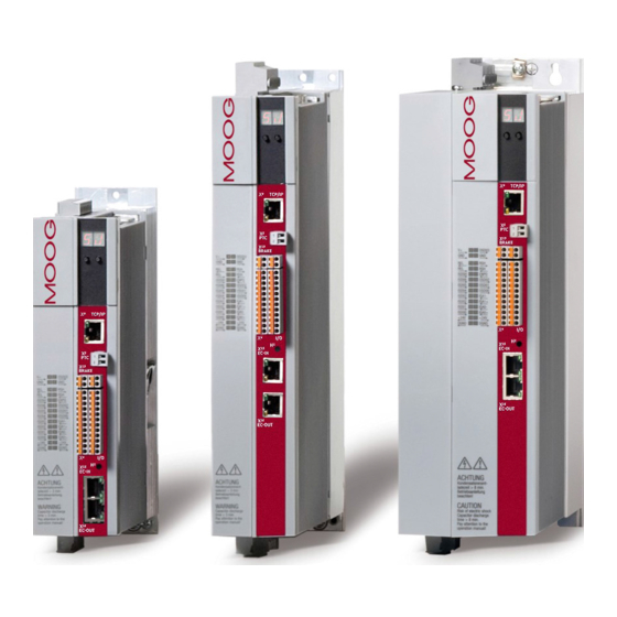 MOOG MSD SERVO DRIVE DEVICE HELP Pdf Download | ManualsLib