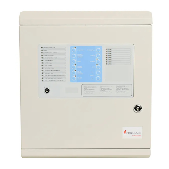 FIRECLASS PRECEPT EN PANEL INSTALLATION & COMMISSIONING MANUAL Pdf Download | ManualsLib