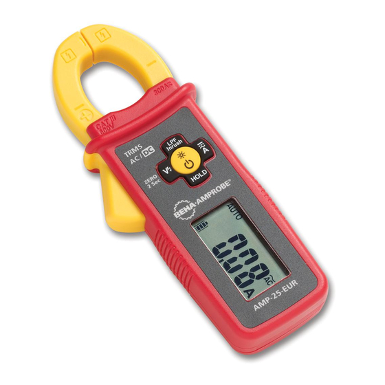 AMPROBE AMP-25 CALIBRATION PROCEDURE Pdf Download | ManualsLib