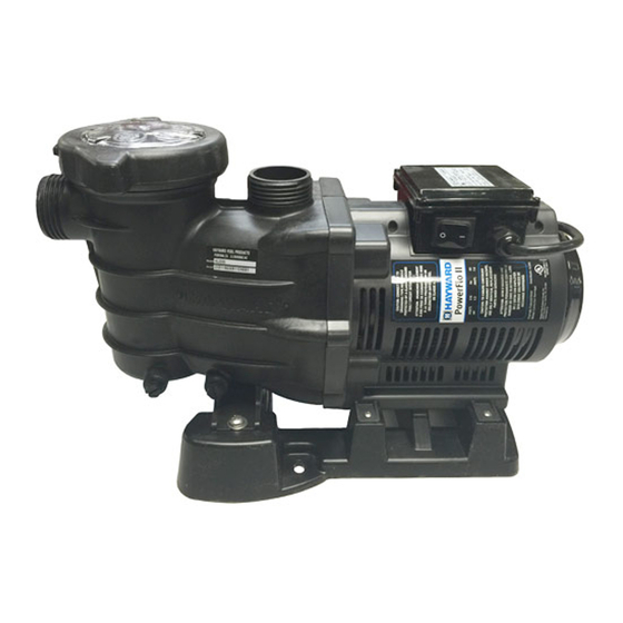 HAYWARD POWER-FLO II OWNER'S MANUAL Pdf Download | ManualsLib