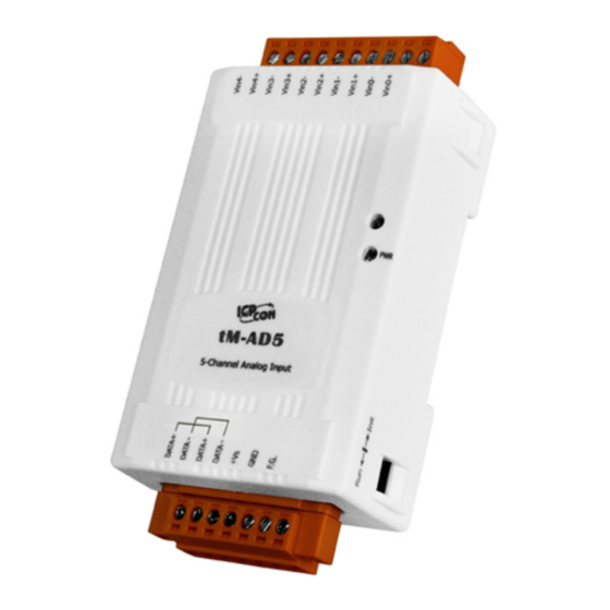 ICP DAS USA TM-AD5 QUICK START MANUAL Pdf Download | ManualsLib
