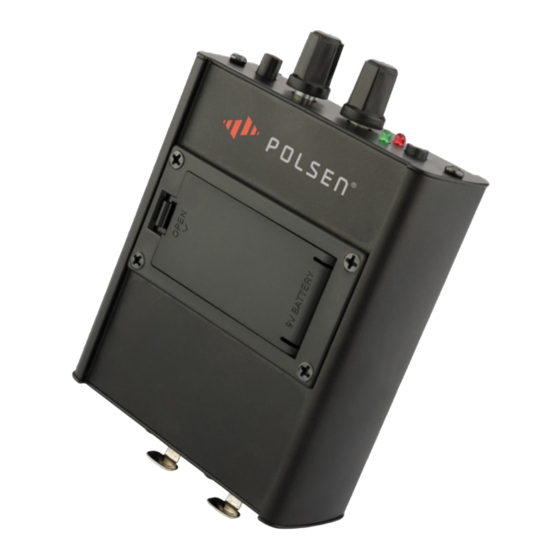 POLSEN PMA-2B PRODUCT MANUAL Pdf Download | ManualsLib