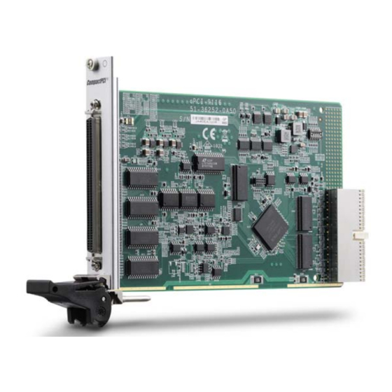 ADLINK TECHNOLOGY CPCI-9116 USER MANUAL Pdf Download | ManualsLib