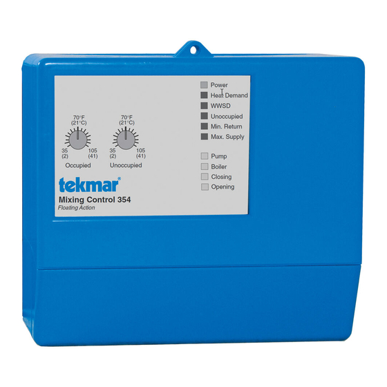 TEKMAR MIXING CONTROL 354 DATA BROCHURE Pdf Download | ManualsLib