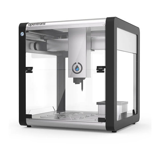 OPENTRONS OT-2 USERS MANUAL & QUICK START MANUAL Pdf Download | ManualsLib