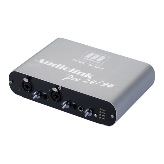 MIDITECH AUDIOLINK PRO 24/96 USER MANUAL Pdf Download | ManualsLib