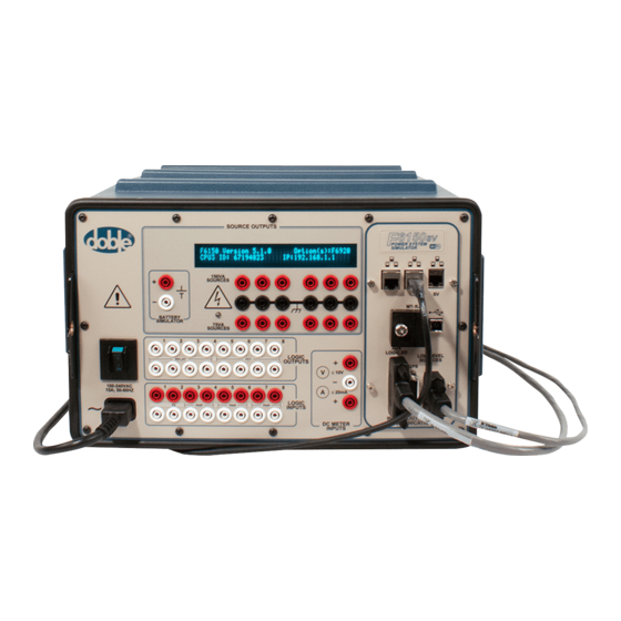 DOBLE F6150 USER MANUAL Pdf Download | ManualsLib