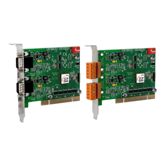 ICP DAS USA PISO-CAN200U-FD SERIES QUICK START MANUAL Pdf Download | ManualsLib