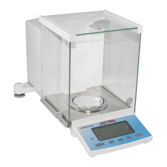 OPTIMA SCALE OPD-E MAINTENANCE MANUAL Pdf Download | ManualsLib