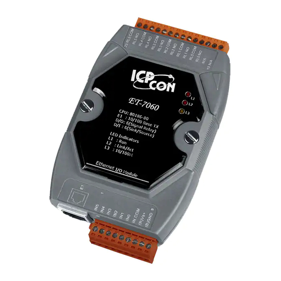 ICP DAS USA ET-7000 SERIES USER MANUAL Pdf Download | ManualsLib