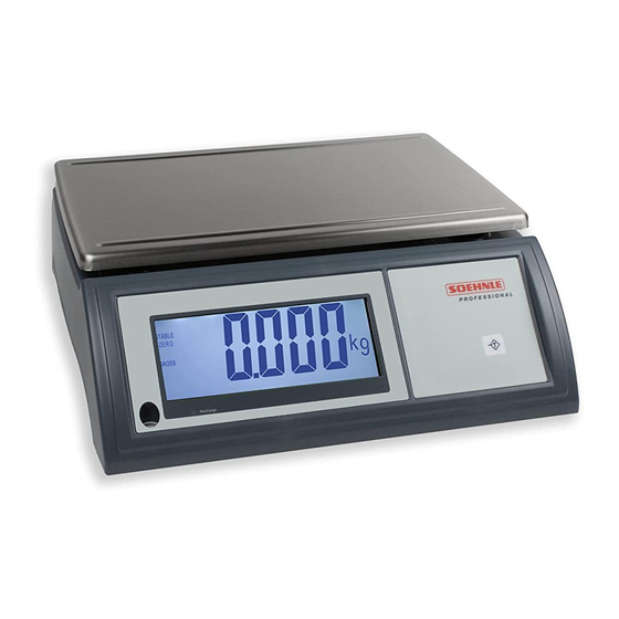 SOEHNLE PROFESSIONAL COMPACT SCALES 9330 USER MANUAL Pdf Download ...