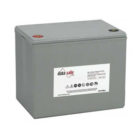 ENERSYS DATASAFE HX INSTALLATION, OPERATION AND MAINTENANCE ...