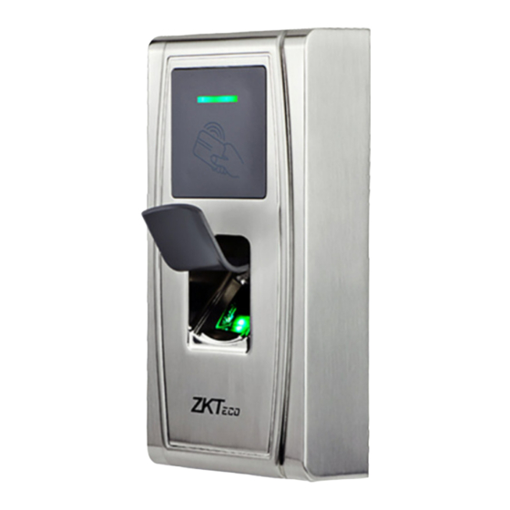 ZK TECHNOLOGY MA300 USER MANUAL Pdf Download | ManualsLib