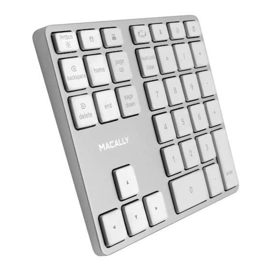 MACALLY BTNUMKEYPRO USER MANUAL Pdf Download | ManualsLib