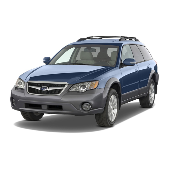 SUBARU LEGACY OUTBACK 2008 OWNER'S MANUAL Pdf Download | ManualsLib