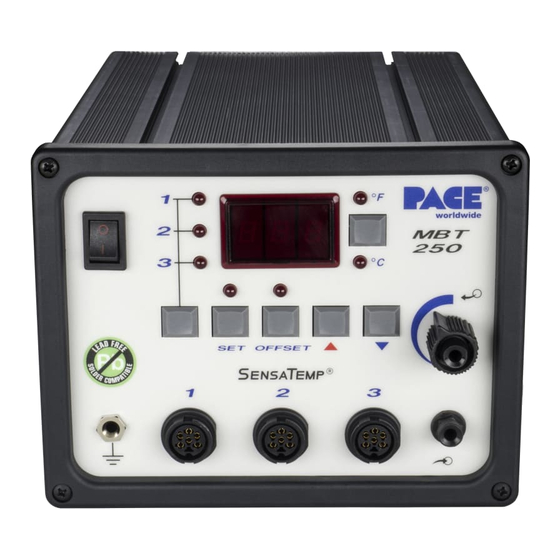 PACE MBT 250 OPERATION & MAINTENANCE INSTRUCTIONS MANUAL Pdf Download ...