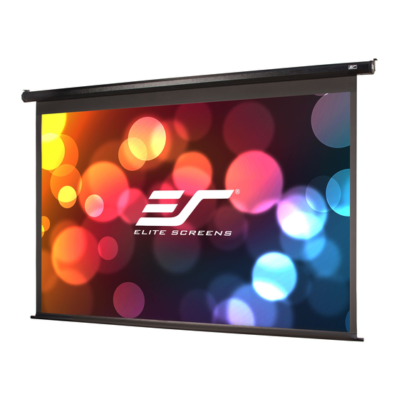ELITE SCREENS SPECTRUM SERIES USER MANUAL Pdf Download | ManualsLib