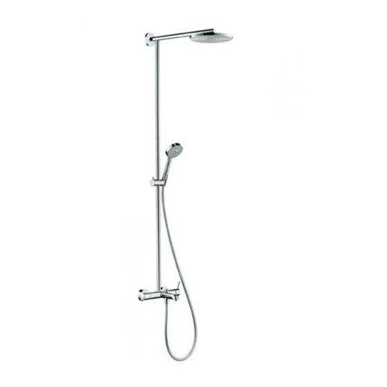 HANS GROHE RAINDANCE SHOWERPIPE 27101000 INSTRUCTIONS FOR USE/ASSEMBLY INSTRUCTIONS Pdf Download ...