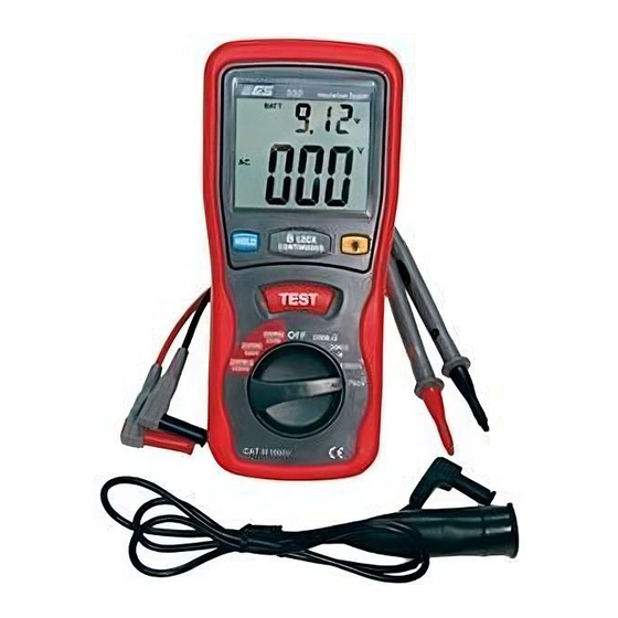 ES 550 INSTRUCTION MANUAL Pdf Download | ManualsLib