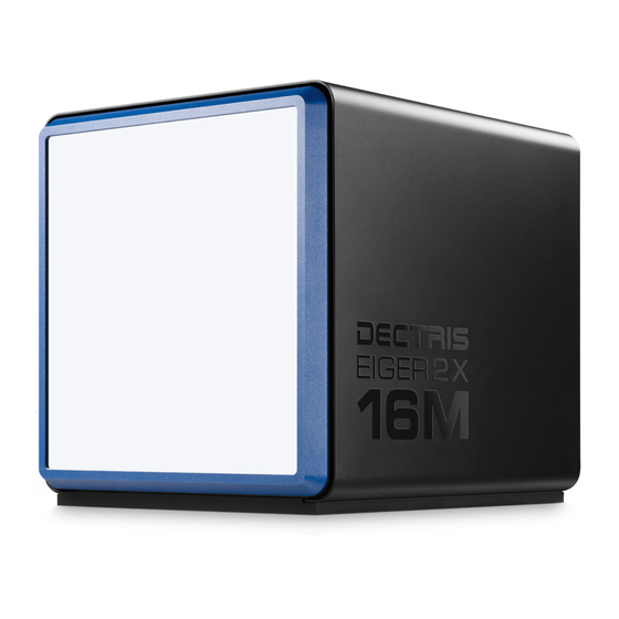 DECTRIS EIGER2 USER MANUAL Pdf Download | ManualsLib