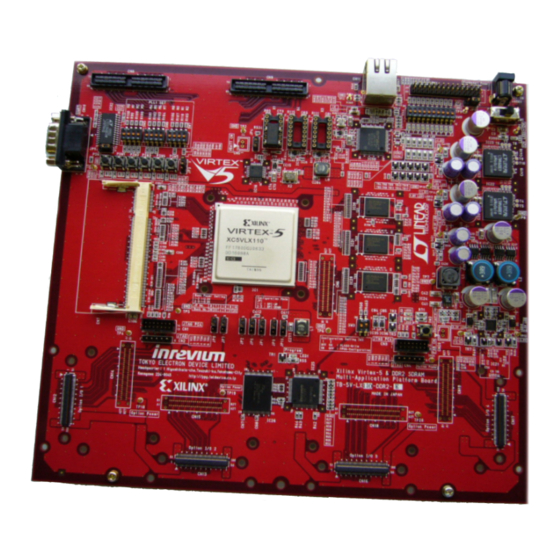 INREVIUM VIRTEX-5 TB-5V-LX110/220/330-DDR2 HARDWARE USER'S MANUAL Pdf Download | ManualsLib