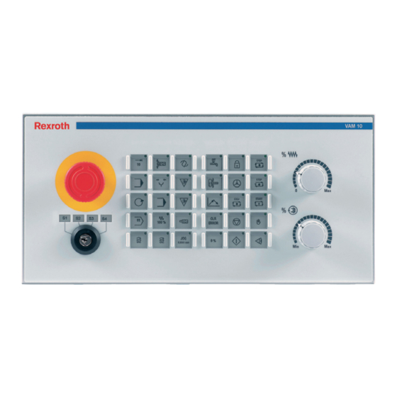 BOSCH REXROTH VAM 10.1 PROJECT PLANNING MANUAL Pdf Download | ManualsLib