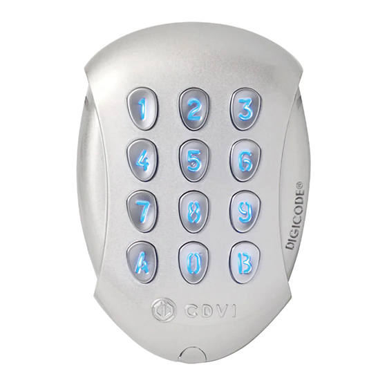 CDVI DIGICODE GALEO 4.0 INSTALLATION MANUAL Pdf Download | ManualsLib