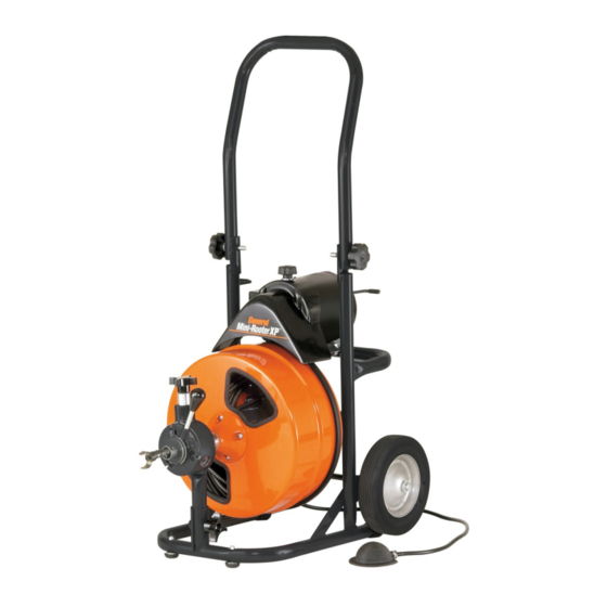 GENERAL PIPE CLEANERS MINI-ROOTER XP OPERATING INSTRUCTIONS MANUAL Pdf ...