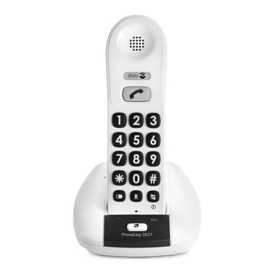 DORO PHONEEASY DECT 315 MANUAL Pdf Download | ManualsLib