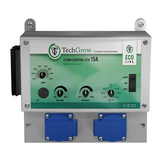 TECHGROW CLIMA CONTROL ECO USER MANUAL Pdf Download | ManualsLib