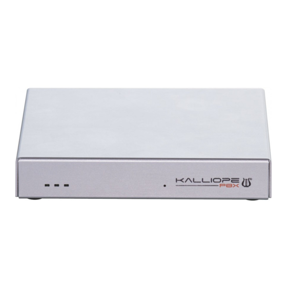 KALLIOPE PBX LITE QUICK START MANUAL Pdf Download | ManualsLib