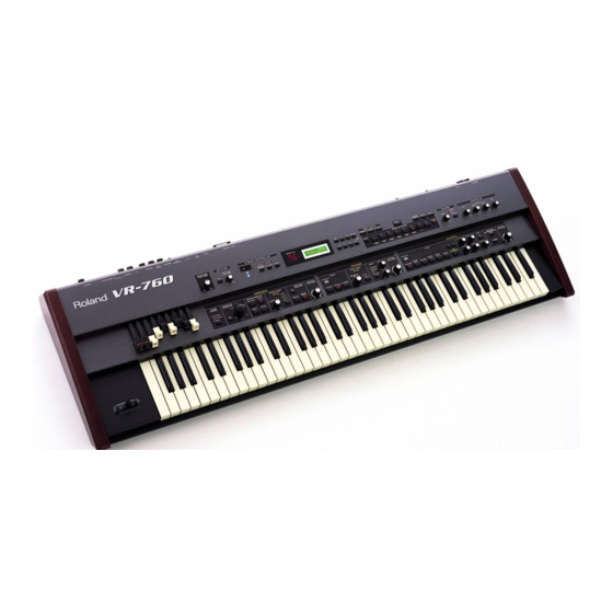 ROLAND VR-760 SYSTEM UPDATE Pdf Download | ManualsLib