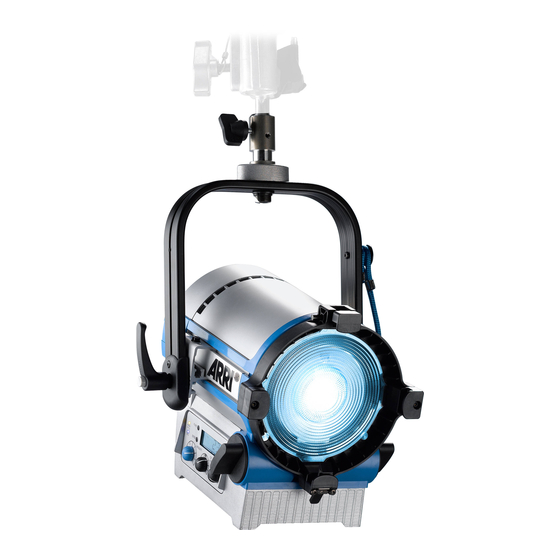 ARRI L SERIES SHORT INSTRUCTION Pdf Download | ManualsLib