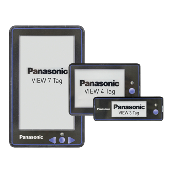 PANASONIC VIEW 3 PRODUCT FAMILY SPECIFICATION & USER INFORMATION MANUAL ...