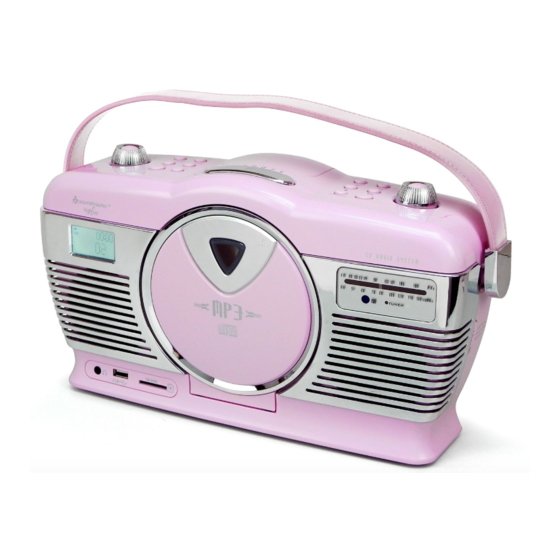 SOUNDMASTER RCD1350 MANUAL Pdf Download | ManualsLib