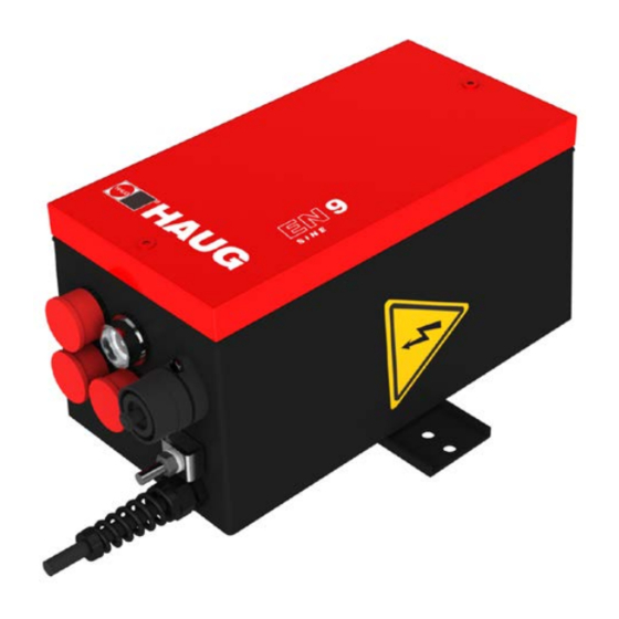 HAUG OPERATING INSTRUCTIONS MANUAL Pdf Download | ManualsLib