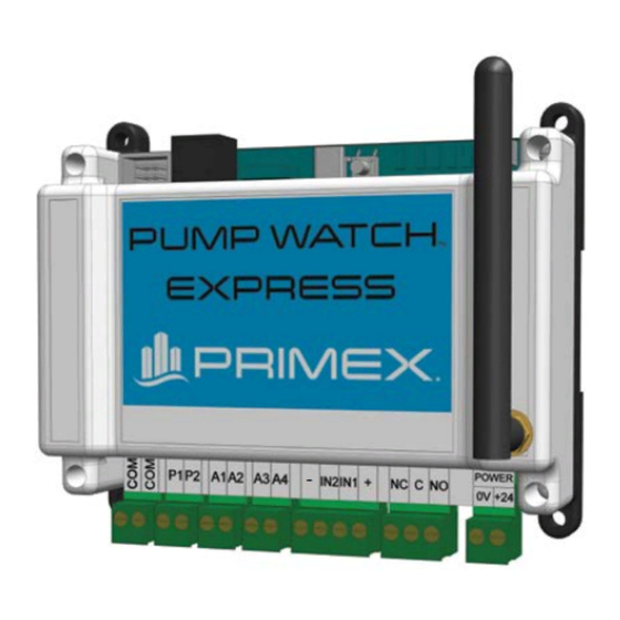 PRIMEX PUMP WATCH EXPRESS USER MANUAL Pdf Download | ManualsLib