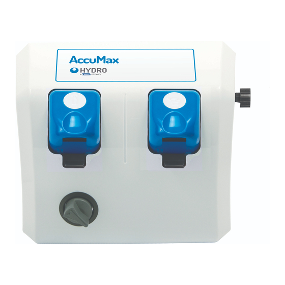 DOVER HYDRO ACCUDOSE SERIES QUICK START MANUAL Pdf Download | ManualsLib