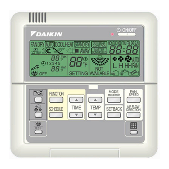 DAIKIN BRC1D71 OPERATION MANUAL Pdf Download | ManualsLib