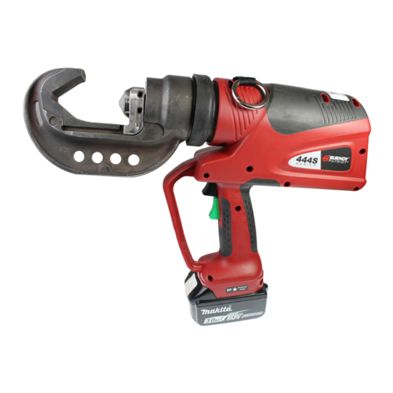 BURNDY PATRIOT 444S SERIES SAFETY OPERATING & MAINTENANCE INSTRUCTIONS ...