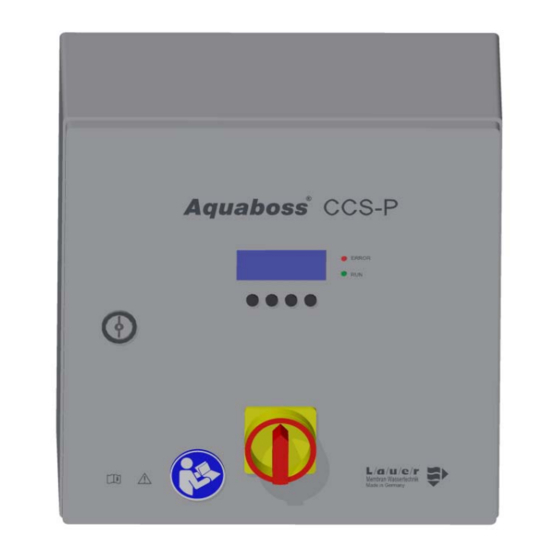 B. BRAUN AQUABOSS CCS INSTRUCTIONS FOR USE MANUAL Pdf Download | ManualsLib