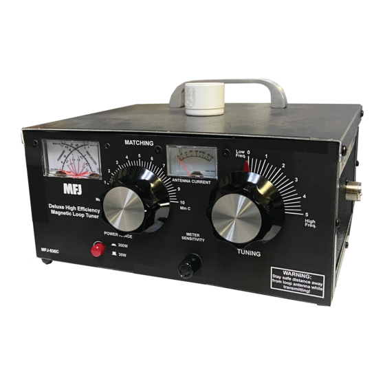 MFJ -936C INSTRUCTION MANUAL Pdf Download | ManualsLib