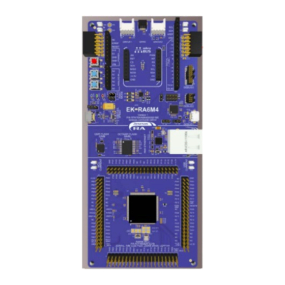 RENESAS RA6 SERIES QUICK START MANUAL Pdf Download | ManualsLib