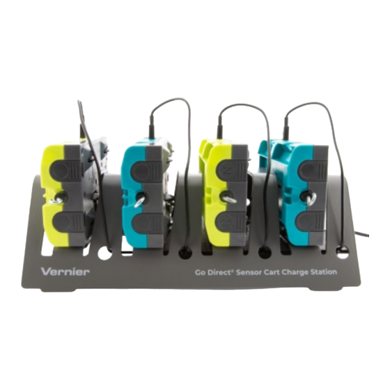 VERNIER GO DIRECT SENSOR CART CHARGE STATION QUICK START MANUAL Pdf ...