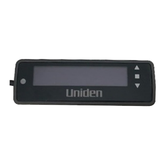 UNIDEN R9 USER MANUAL Pdf Download | ManualsLib