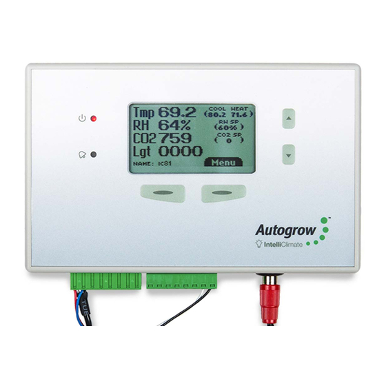 AUTOGROW INTELLICLIMATE INSTALLATION AND USER MANUAL Pdf Download ...