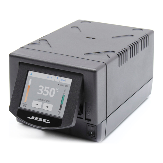 JBC DME-A INSTRUCTION MANUAL Pdf Download | ManualsLib