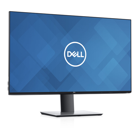 DELL U2520DRB SIMPLIFIED SERVICE MANUAL Pdf Download | ManualsLib