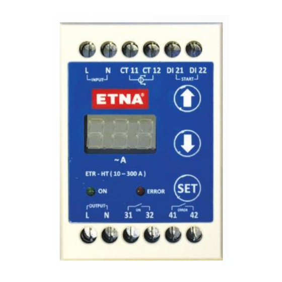 ETNA ETR-DT OPERATION MANUAL Pdf Download | ManualsLib