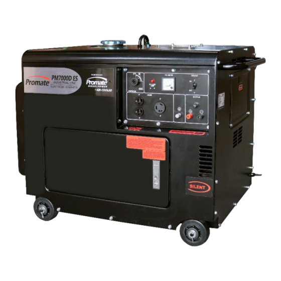 PROMATE 7000D ES SILENT OPERATOR'S MANUAL Pdf Download | ManualsLib